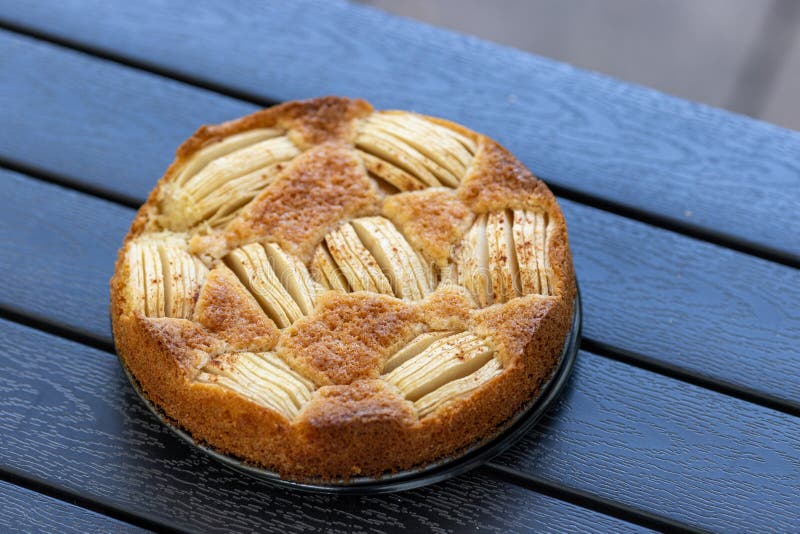 German Apple Pie Traditional Stock Image - Image of meal, delicious ...