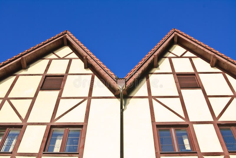 German architecture stock image. Image of replica, drain - 19330723