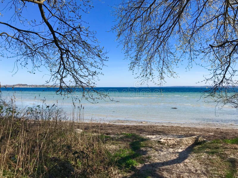 German Baltic Sea Scene during Early Spring Stock Photo - Image of ...