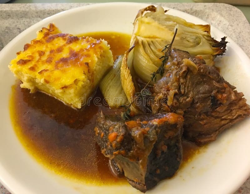German Beef Stew with Potato and Vegetable Stock Photo - Image of meal ...