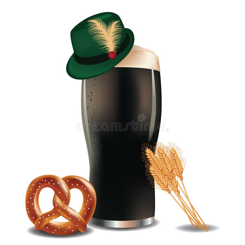 German beer stock vector. Illustration of oktoberfest - 43749659