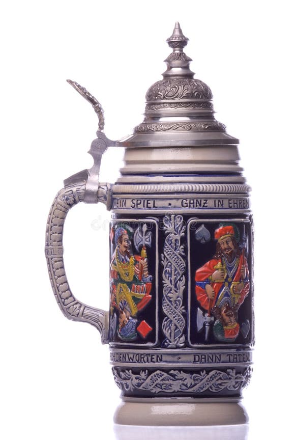 German Beer Mug Isolated stock photo. Image of beverage - 9670400