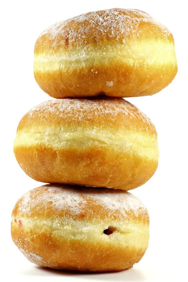 German Berliner pastry stock photo. Image of german, white - 70093562