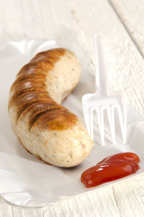 Original Thuringer Rostbratwurst Stock Image - Image of wurst, fast ...