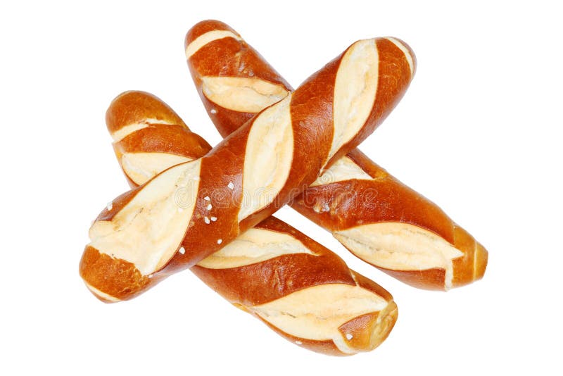 German Bread Sticks with Salt Granules Stock Image - Image of shape ...