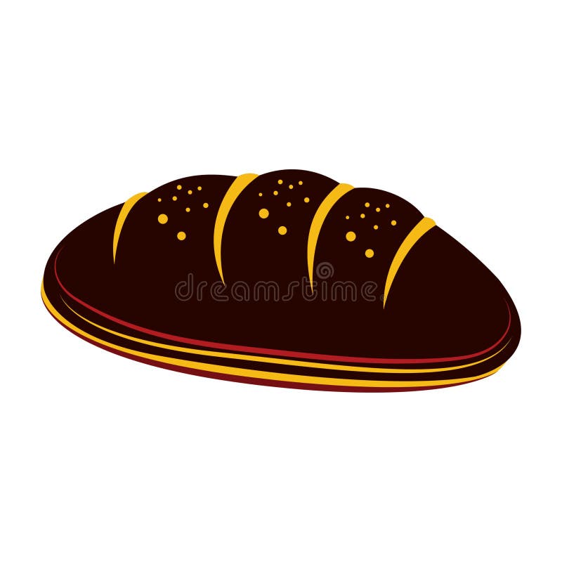 German Bread. Vector Illustration Decorative Design Stock Vector ...