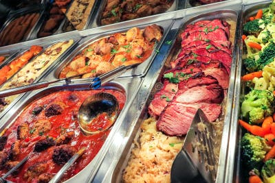 German buffet dinner stock image. Image of delicious - 43261633