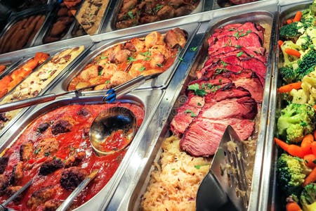 German buffet dinner stock image. Image of delicious - 43261633