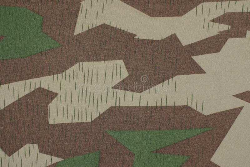 German Camouflage World War Two Stock Image - Image of polyester, green ...