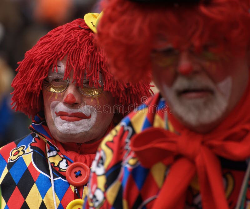 Carnival Clowns Playing Trumpet Editorial Photo - Image of human ...