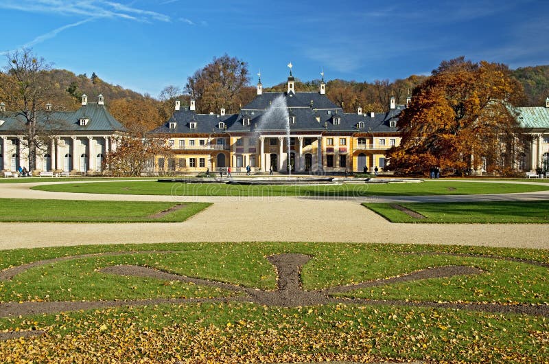 German castle in autumn editorial stock photo. Image of european - 61763628