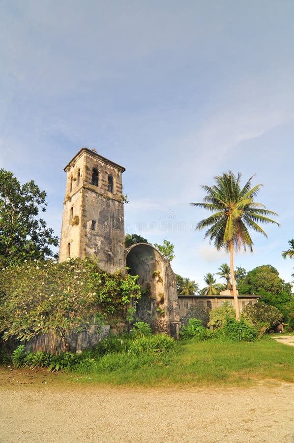 Catholic Bell Tower Kolonia Municipality Pohnpei Micronesia Stock ...