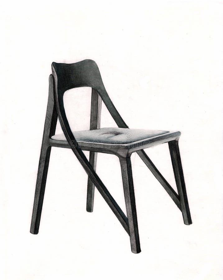 German Chair, Graphic Design Stock Illustration - Illustration of ...