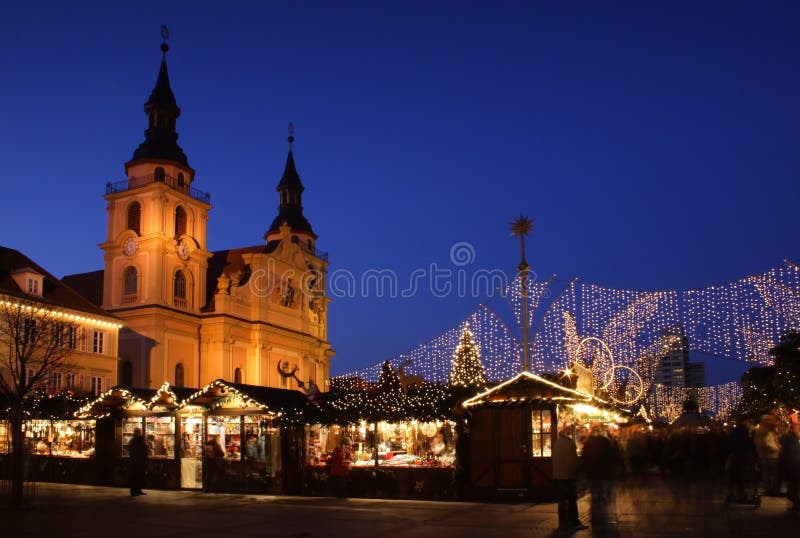 German christmas market stock photo. Image of christmas - 3531024