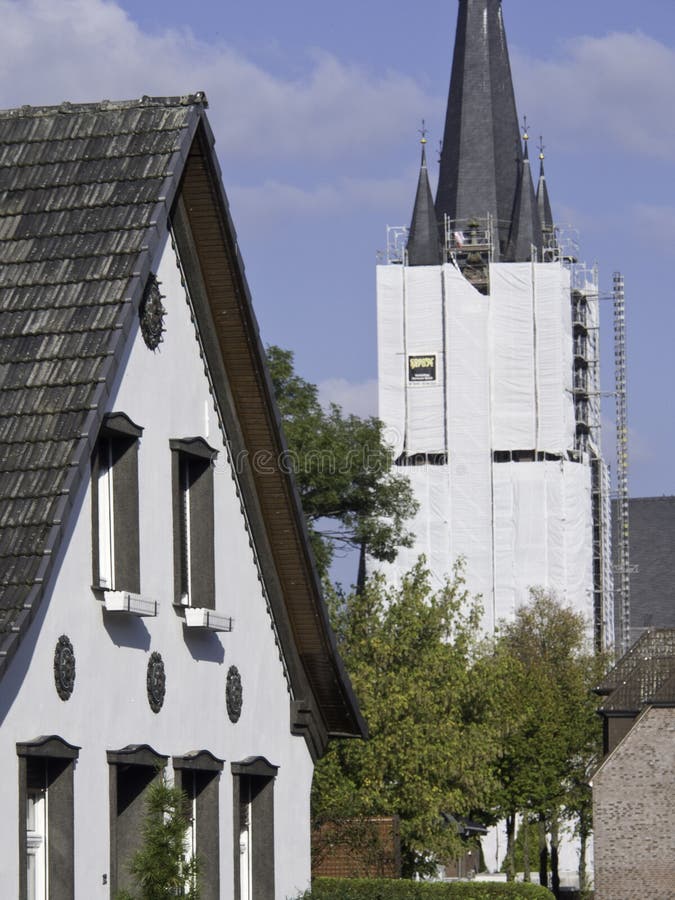 German church stock photo. Image of weseke, muensterland - 44738050