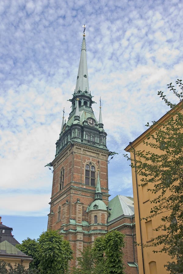 German church, Stockholm stock photo. Image of landmark - 21648632