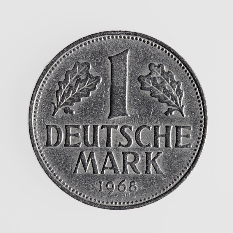 German Deutsche Mark Currency Stock Photo - Image of currency, brass ...