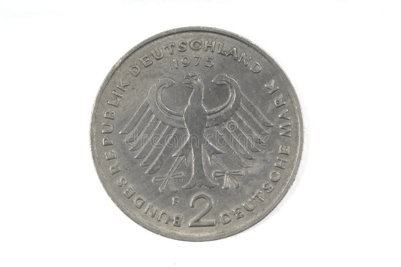 German coin 1 pfennig stock photo. Image of bank, currency - 175093140