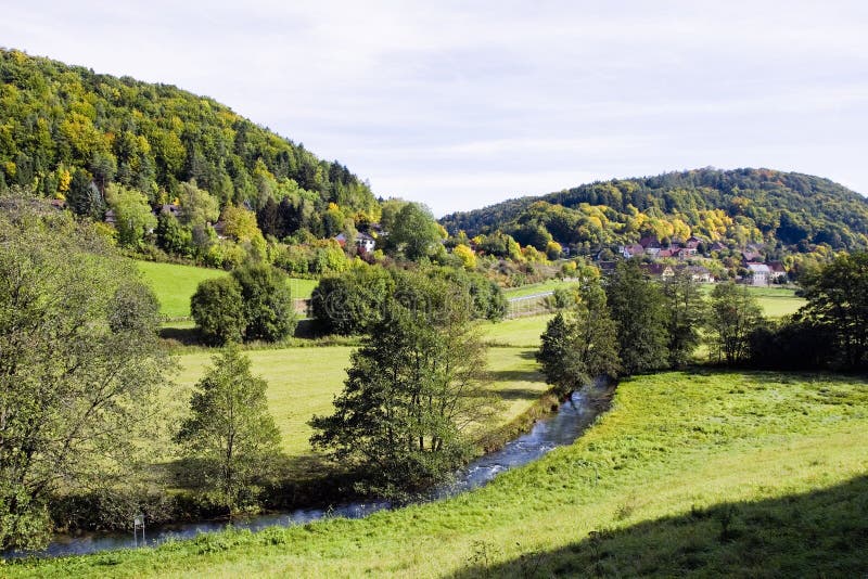 German Countryside with House Stock Photo - Image of house, branch: 7122748