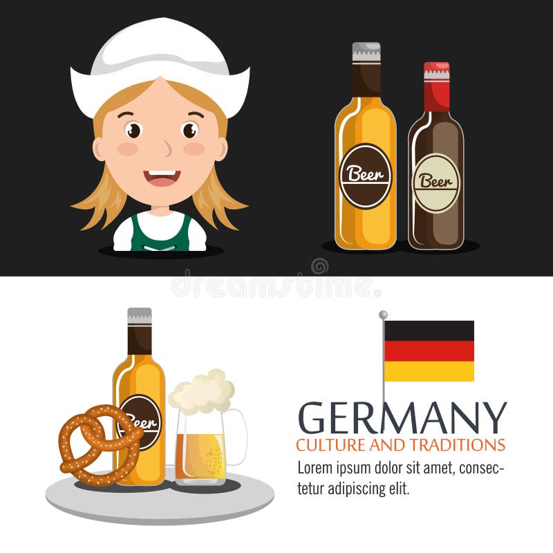 German Culture Cartoon Stock Illustrations – 5,866 German Culture ...