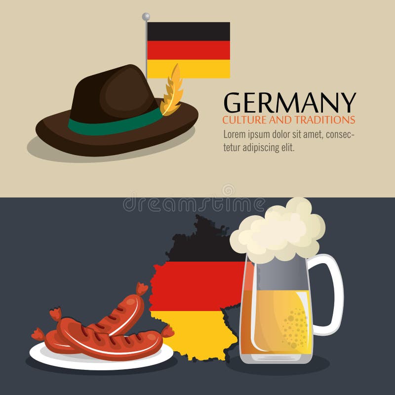 German culture design stock illustration. Illustration of graphics ...