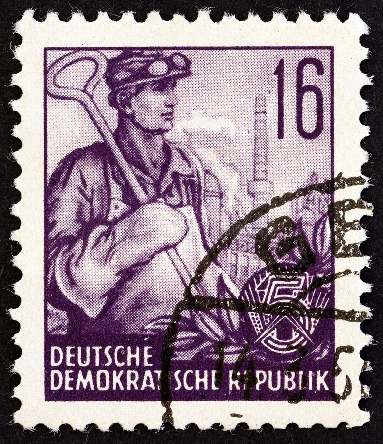 GERMAN DEMOCRATIC REPUBLIC - CIRCA 1953: a Stamp Printed in Germany ...