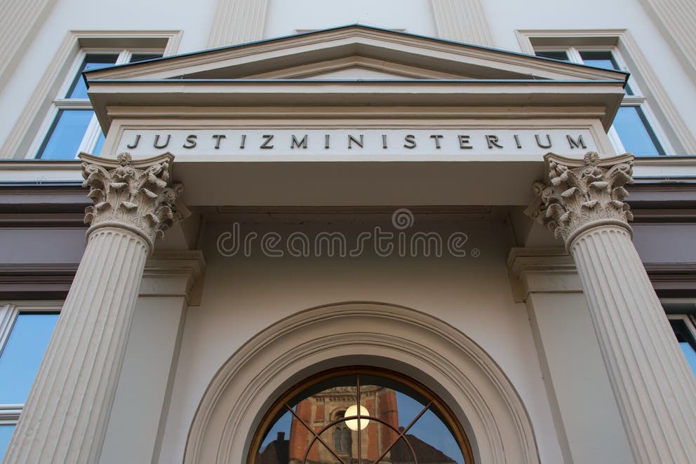 German Department of Justice in Duesseldorf Stock Image - Image of ...