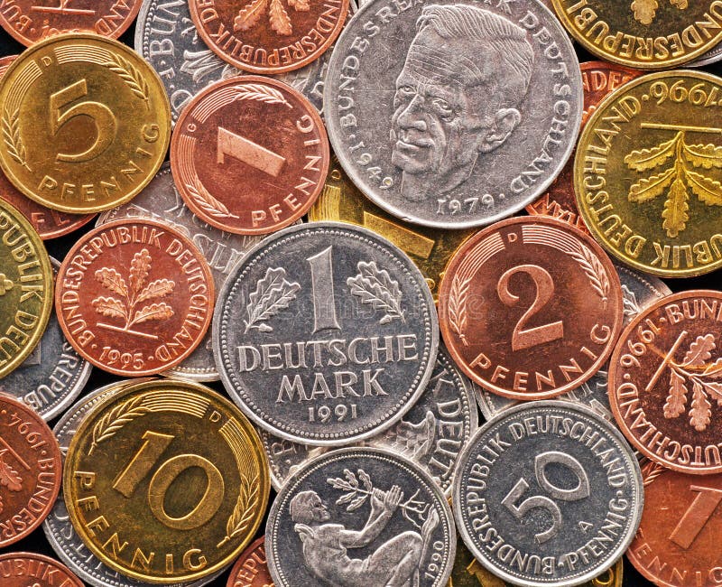 German Deutsche Mark Currency Stock Photo - Image of colors, pristine ...