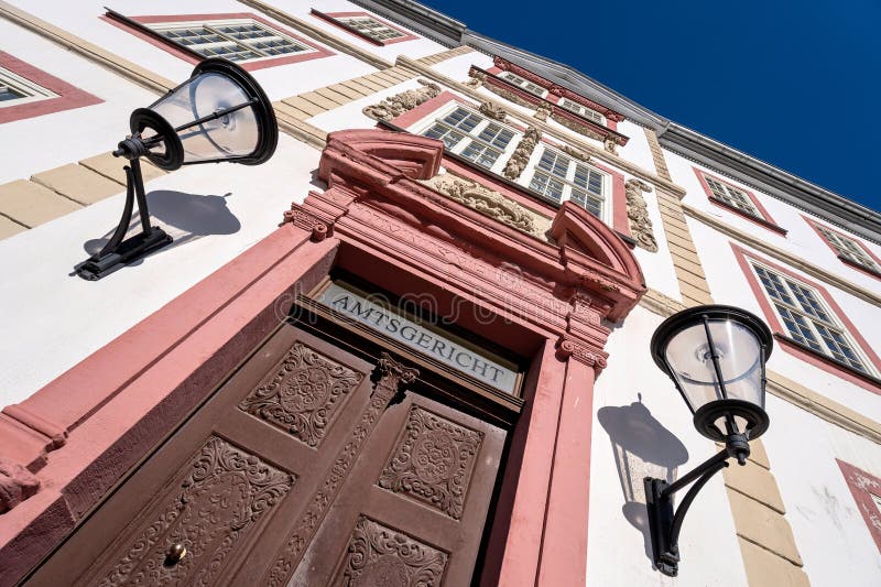 German district court stock photo. Image of exterior - 366560312