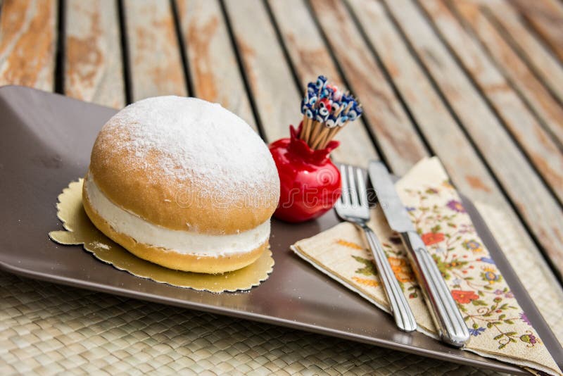 German Doughnut Berliner / Alman Pastasi Stock Photo - Image of ...