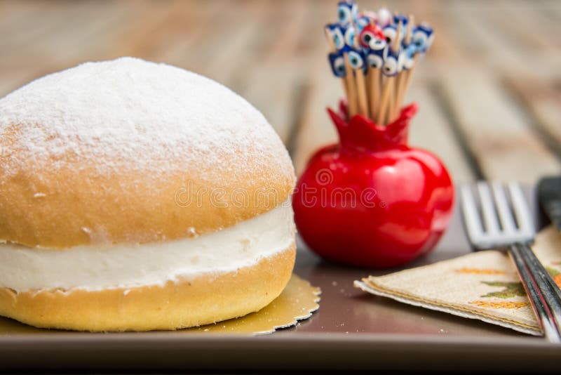 German Doughnut Berliner / Alman Pastasi Stock Image - Image of junk ...