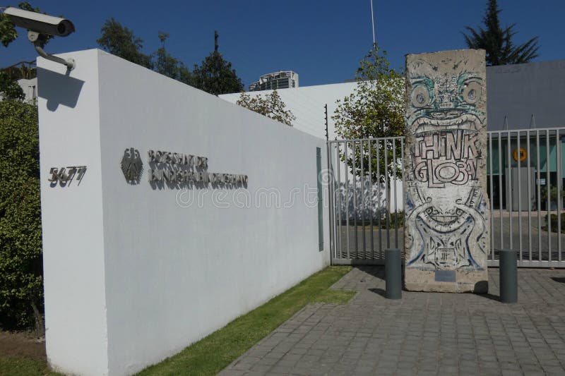 German Embassy in Chile editorial photo. Image of berlin - 271869586