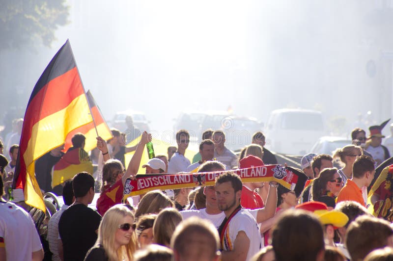 German Fans at World Cup 2010 Editorial Photography - Image of eighth ...