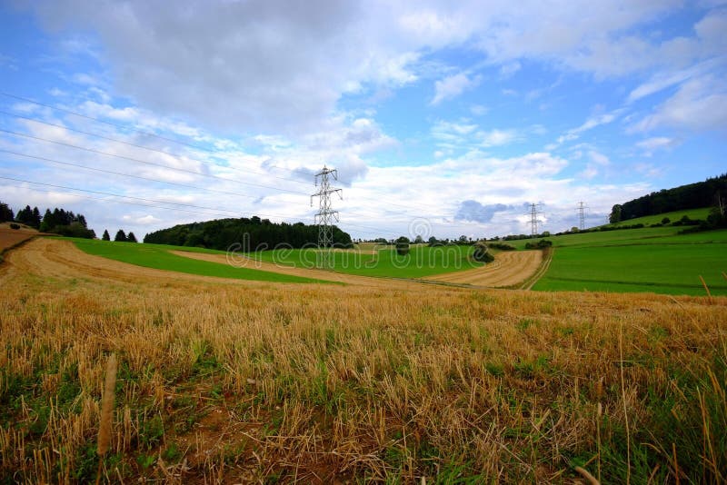 German Field stock photo. Image of agriculture, herbs - 6460818