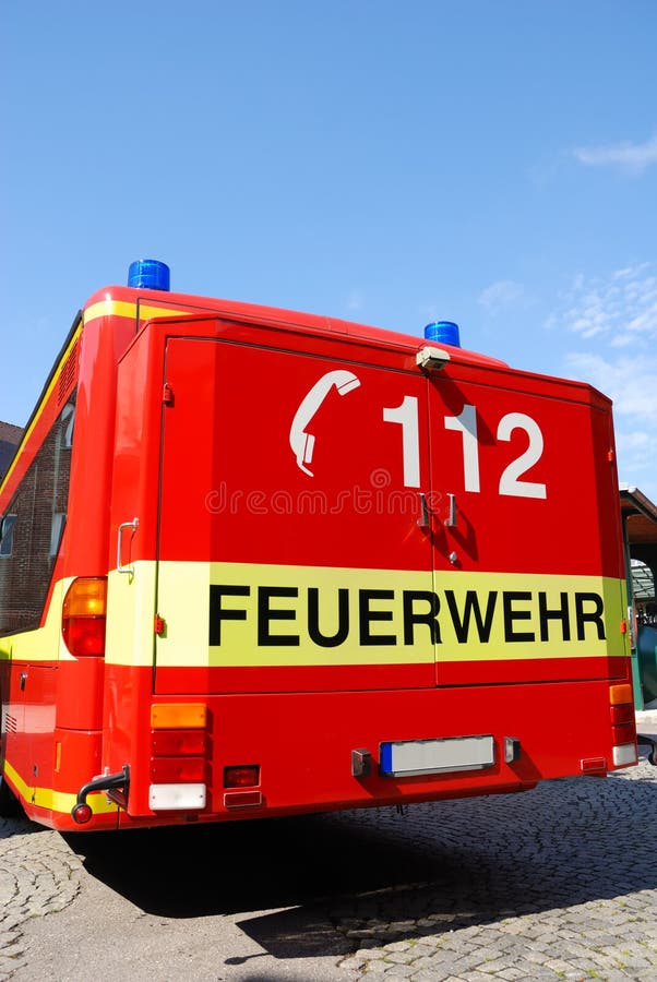 German fire engine stock image. Image of germany, sign - 2844759