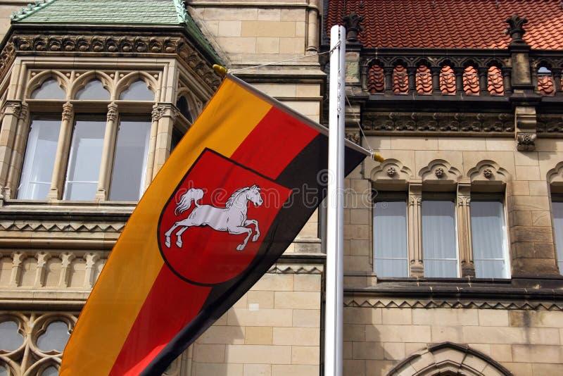 German flag stock photo. Image of government, house, banner - 14628768
