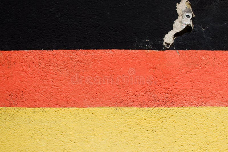German flag stock photo. Image of wall, yellow, germany - 22969968