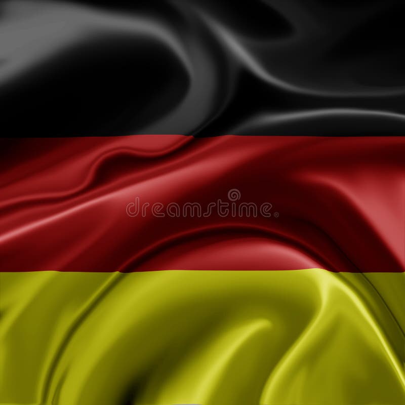 German Soccer Flag Illustration Stock Illustration - Illustration of ...