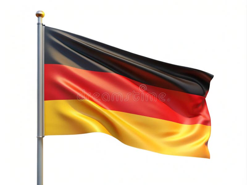German Flag Colored Smooth Wave Stock Illustrations – 7 German Flag ...
