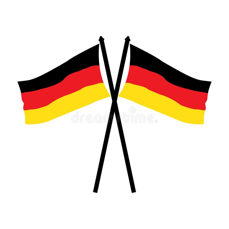 German flag icon stock vector. Illustration of resource - 289637258