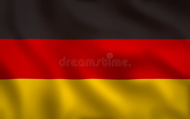 German Flag Image Full Frame Stock Illustration - Illustration of ...
