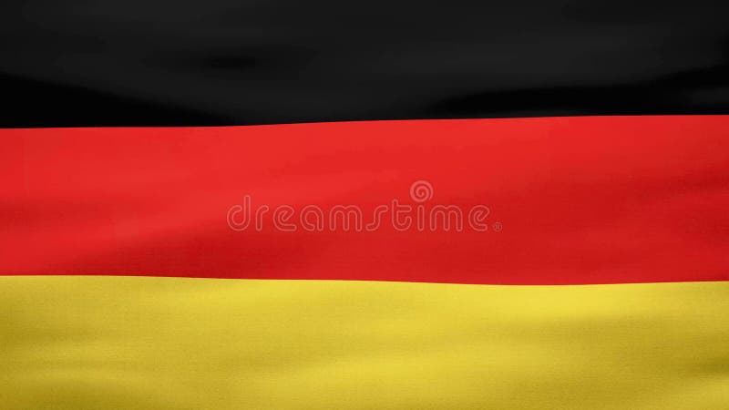 German Flag, Rippled Silk Texture - 3D Illustration Stock Illustration ...