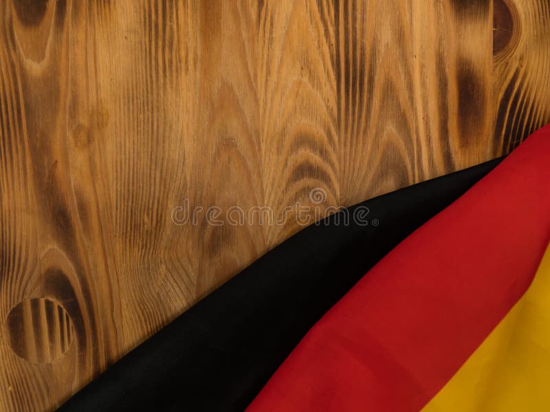 German Flag on a Tree. Concept Made in Germany Stock Photo - Image of ...