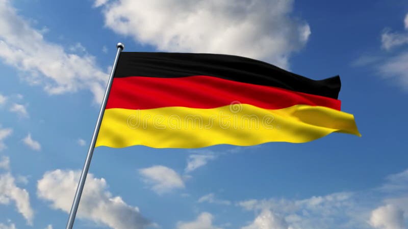 German flag background stock footage. Video of flag - 256682188