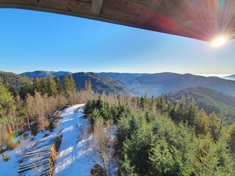 German Forest and Mountains Black Forest Stock Image - Image of valley ...