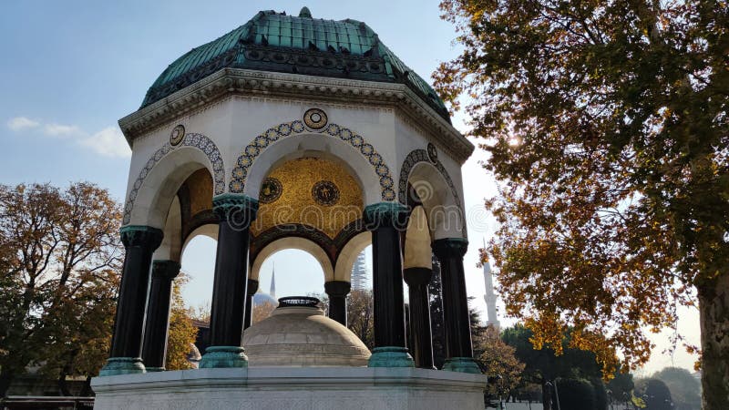 German Fountain, Istanbul, Turkey Stock Image - Image of turkey, famous ...