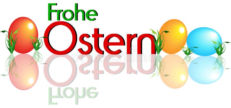 Frohe Ostern stock photo. Image of greetings, holiday - 34947600