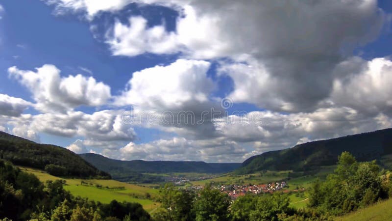 German Highland Swabian Alb Stock Footage - Video of panorama, field ...