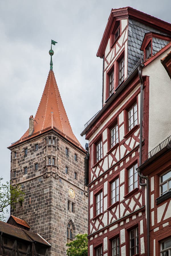 Old german house stock image. Image of tradional, middle - 13664015