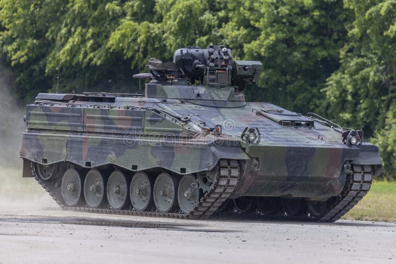 German Infantry Fighting Vehicle Editorial Image - Image of infantryman ...